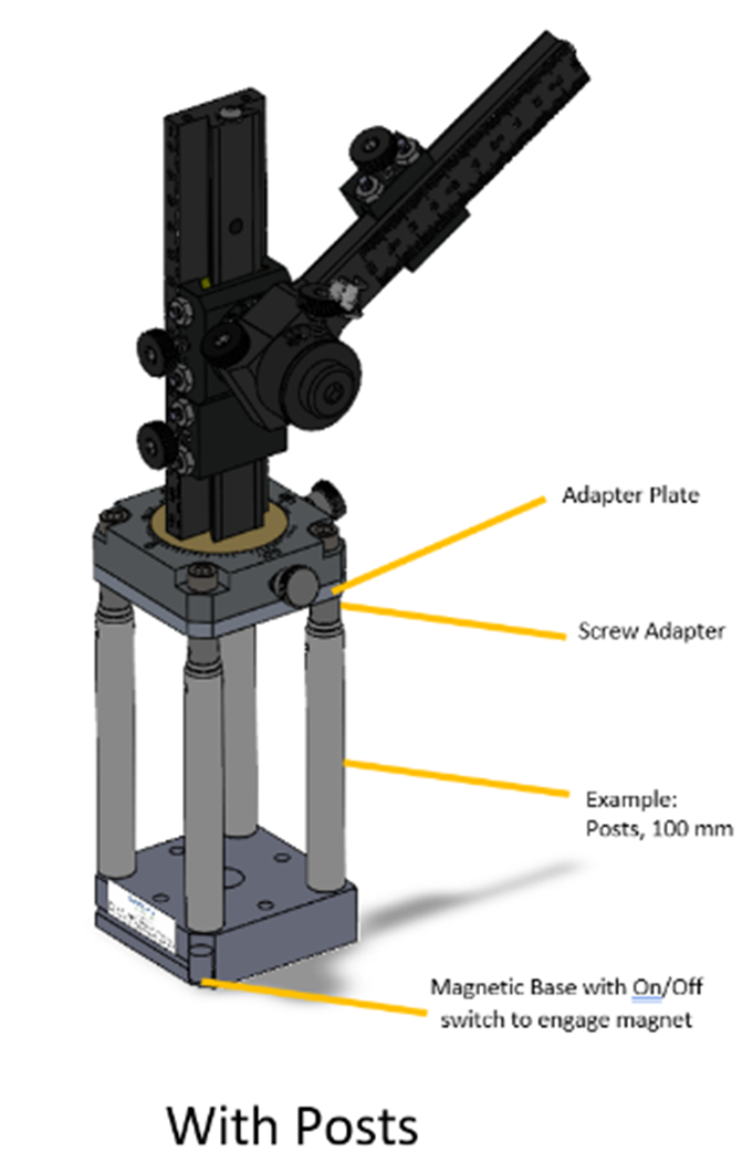 Upright Magnetic Arms, with Extender Posts, Improves 4DOF Multi-Probe ...
